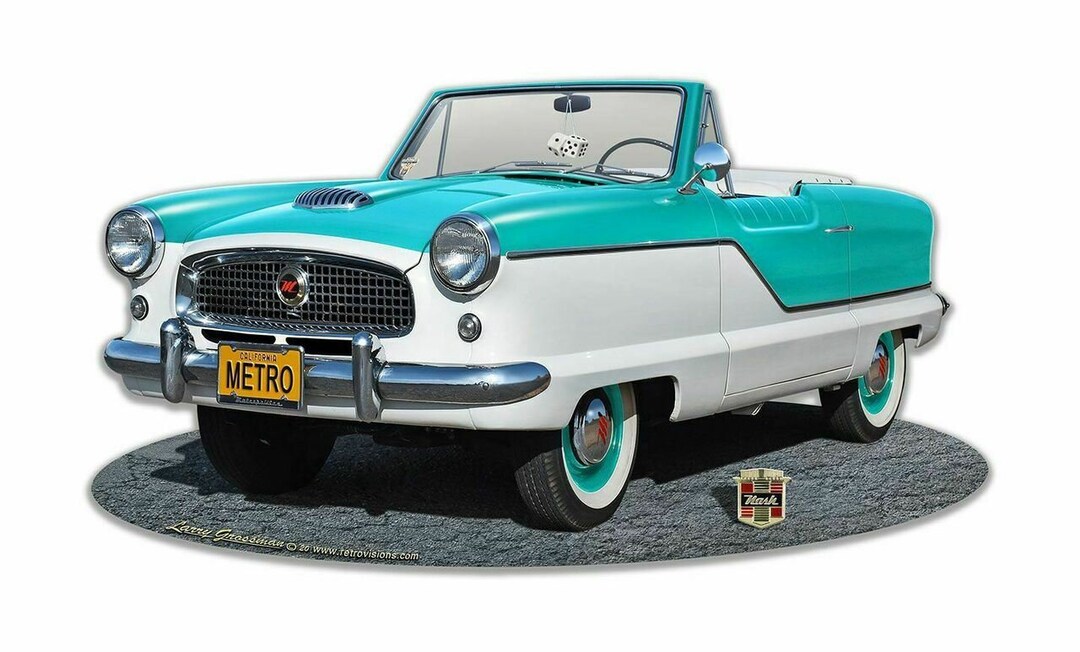 Nash Metro Cut-out Metal Sign by Larry Grossman multiple Colors - Etsy