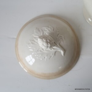 Antique French Ironstone Tureen Cream White Soup Bowl With Lid Tea ...