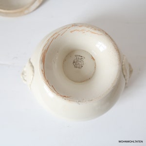 Antique French Ironstone Tureen Cream White Soup Bowl With Lid Tea ...