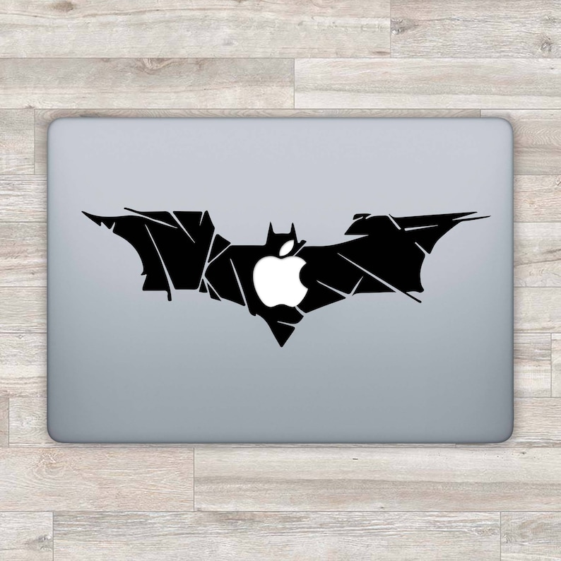 Bat Logo MacBook Decal Superhero MacBook Sticker MacBook Air Pro Bat ...