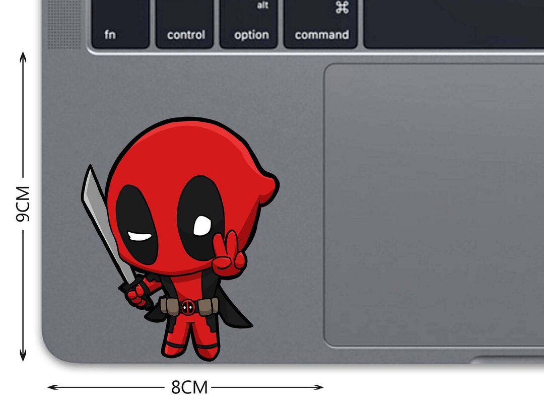 Deadpool MacBook Decal Superhero MacBook Sticker Deadpool Trackpad ...