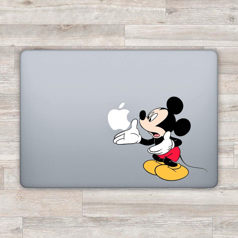 Mickey Mouse MacBook Sticker Decal - Etsy