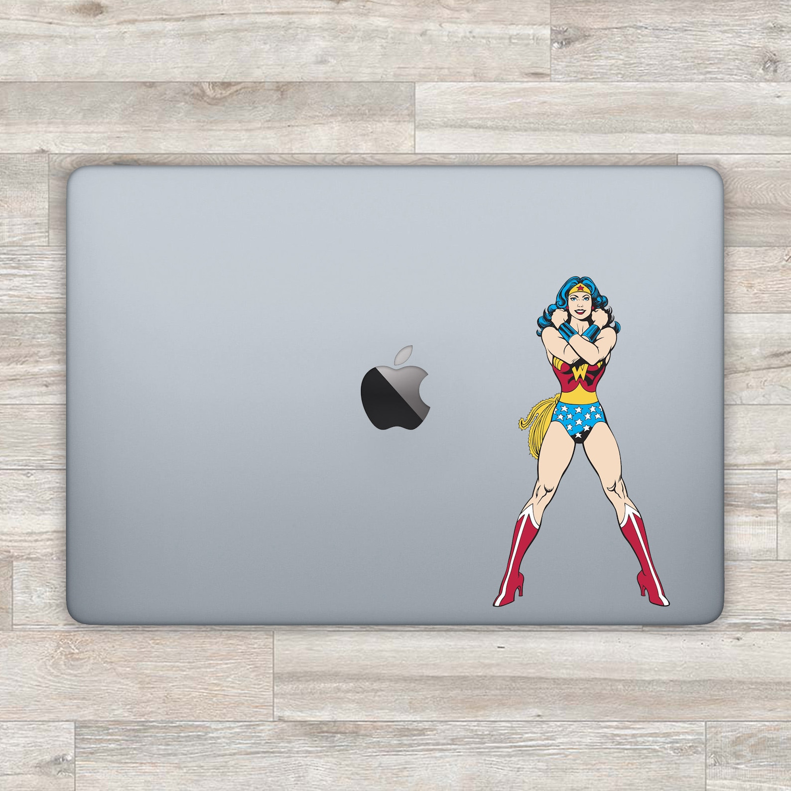 Wonder Woman Macbook Decal Superhero Macbook Sticker Super - Etsy
