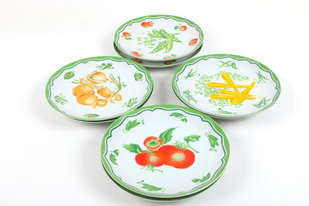 Vintage "victory Garden" Plates - Etsy