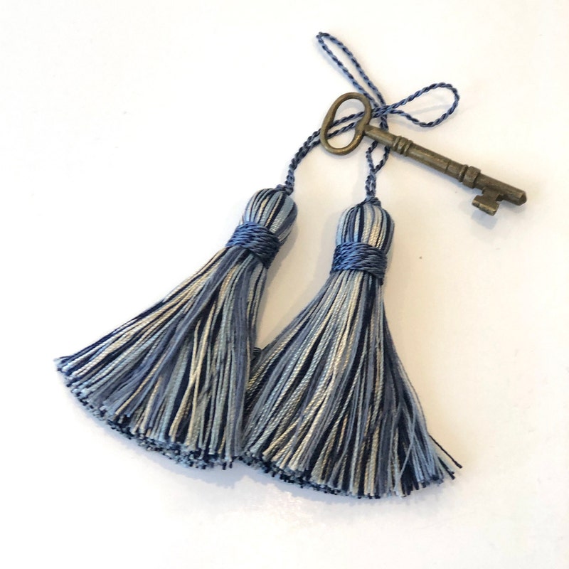 Navy Blue Tassels - Etsy