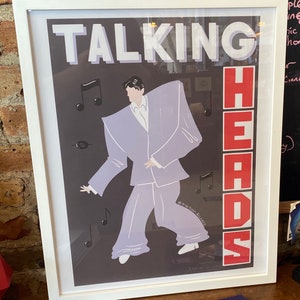 Talking Heads Poster - Etsy