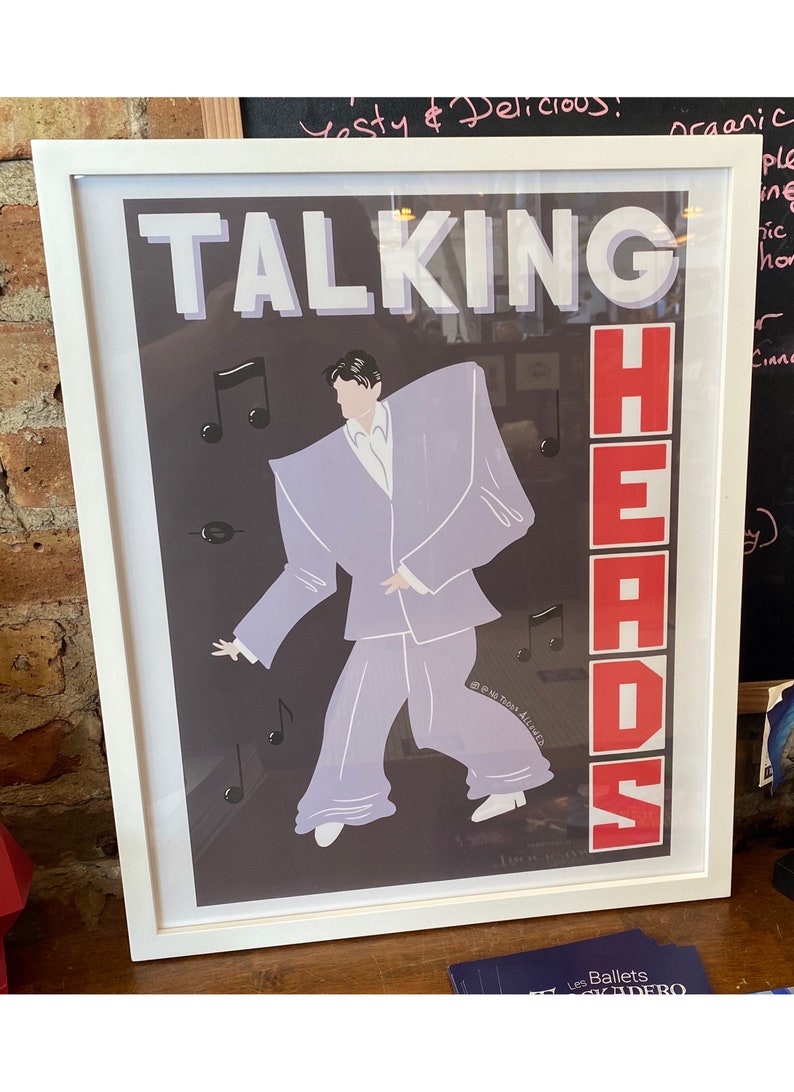 Talking Heads Poster - Etsy
