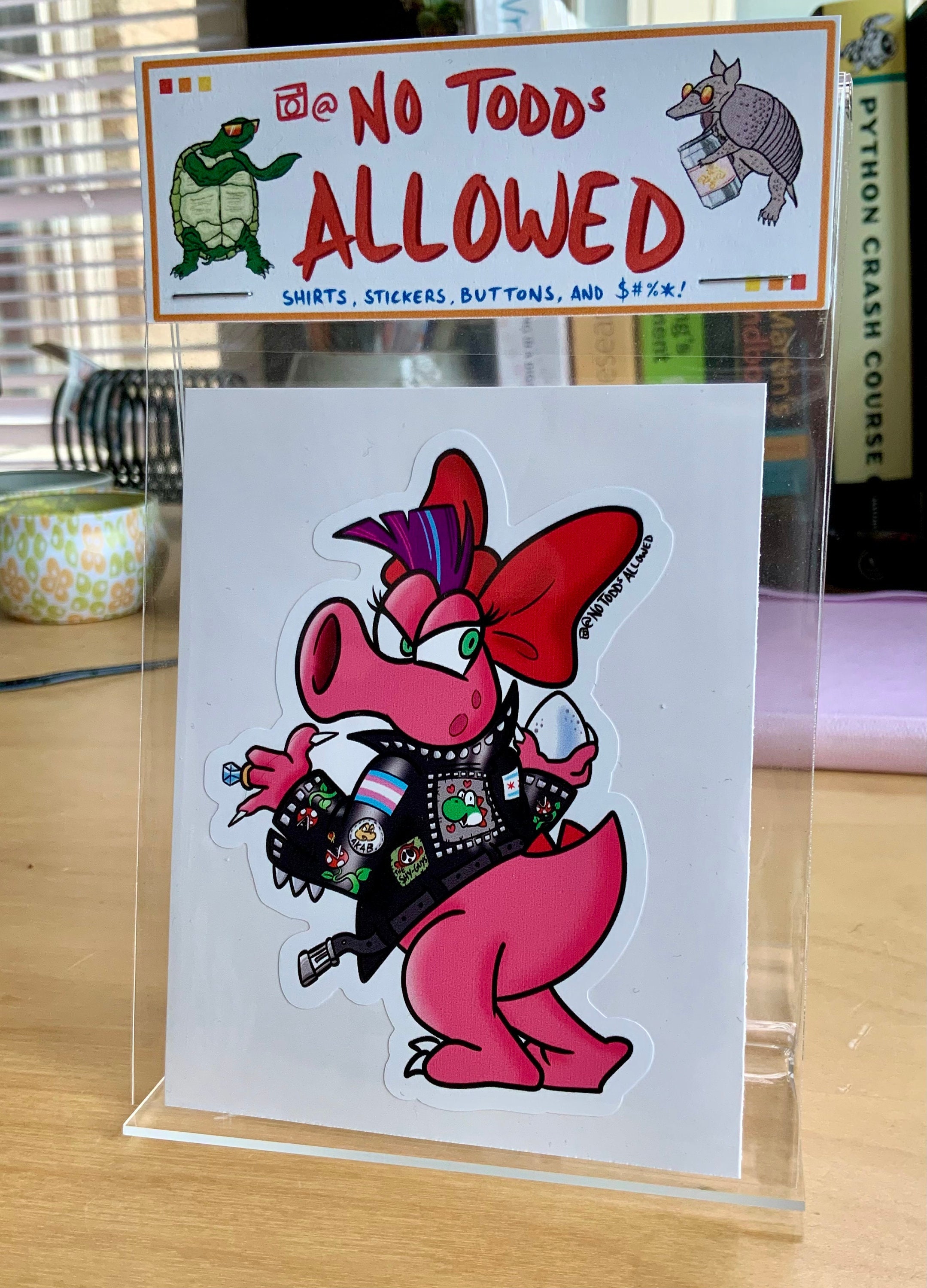 Punk Birdo Sticker - Etsy
