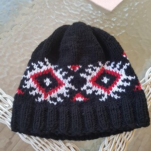 Serbian Souvenir, Cap Black Knit Hat, Serbia Etno Hat, Serbian Knit Hat ...