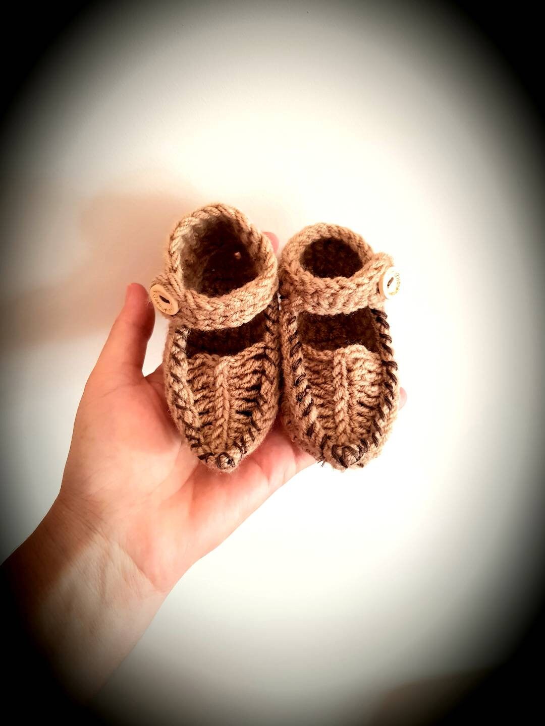 Crochet Baby Slippers: Serbian Opanke, Balkan Ethno Shoes - Etsy