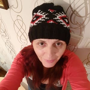 Serbian Souvenir, Cap Black Knit Hat, Serbia Etno Hat, Serbian Knit Hat ...