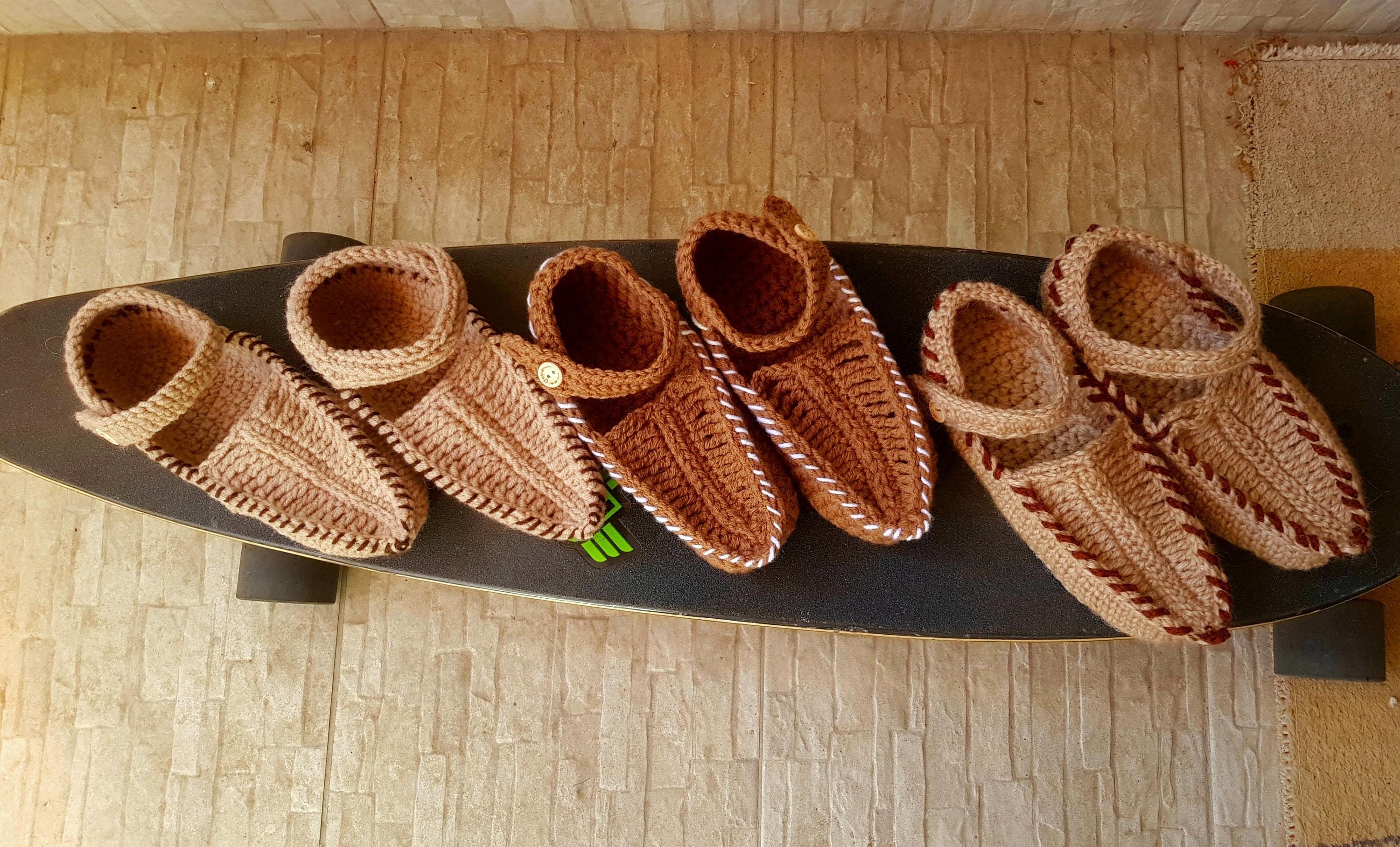 Crochet Slippers Baba Serbian Opanke Serbian Father's Day - Etsy Australia