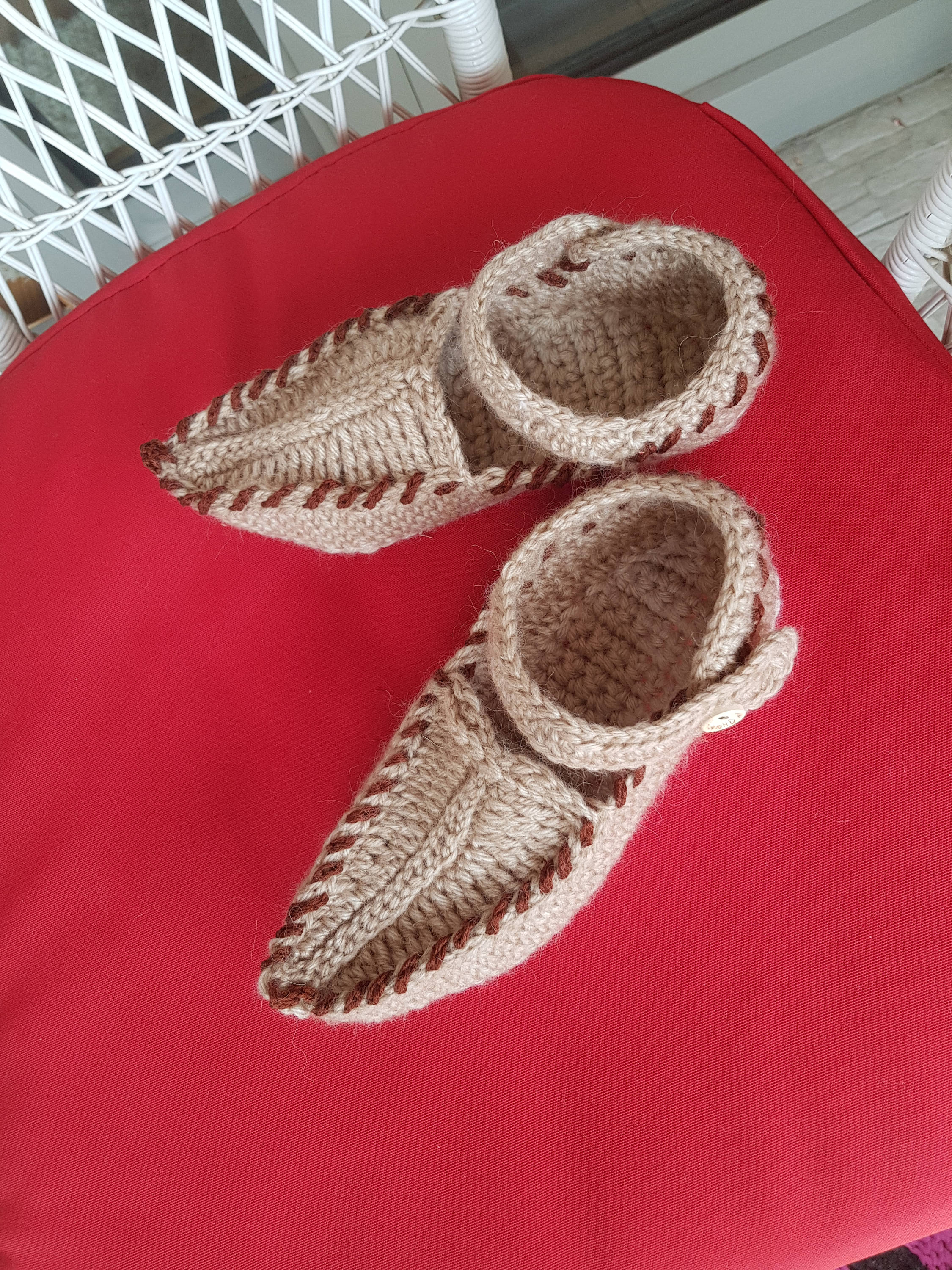 Crochet Slippers Baba Serbian Opanke Serbian Father's Day Croshet ...