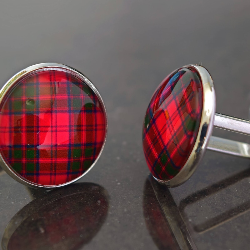 Clan Tartan Cufflinks - Etsy UK