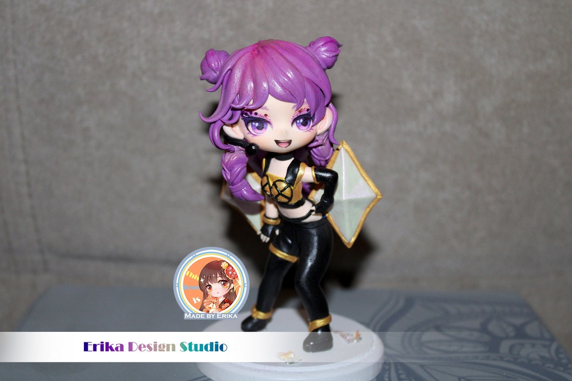 In Stock TFT Chibi Kaisa Figurine League of Legends Inspired Fan Art - Etsy