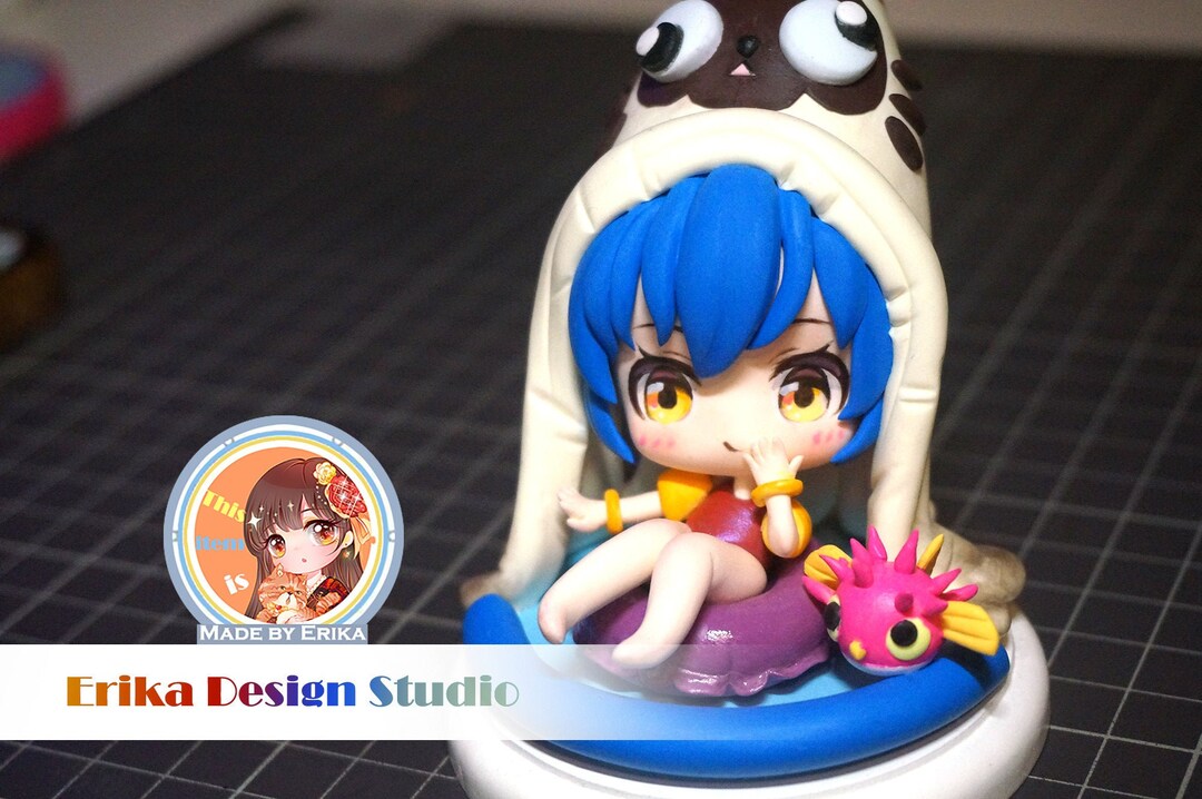 Out of Stock-pool Party Lulu Figurine - Replica by the Same Artist - Etsy