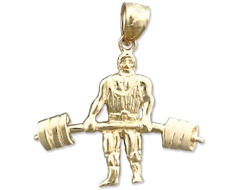 Bodybuilder Charm - Etsy