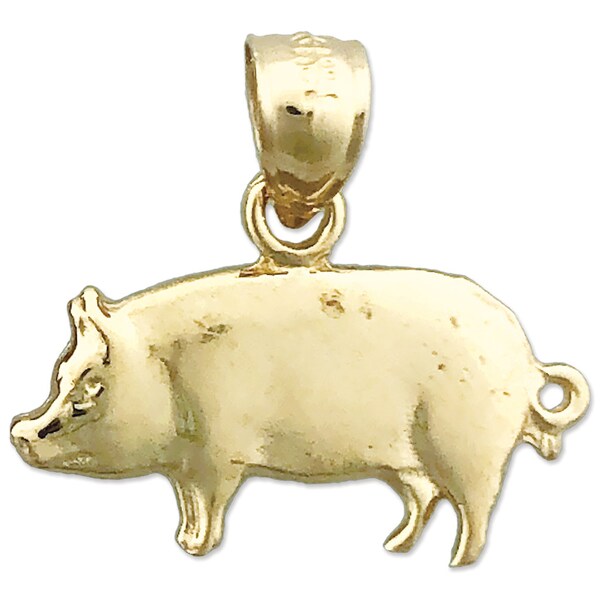 Gold Pig - Etsy