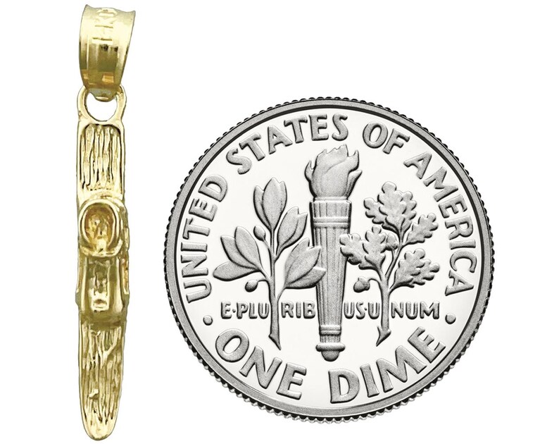 14K Gold 3D Snow Ski Board Charm - Etsy