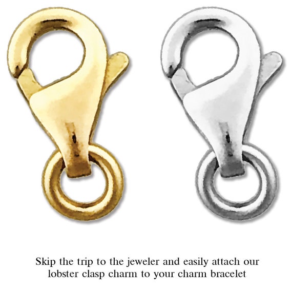 Upgrade Charm Bale to Lobster Clasp for Easy Attachment to Charm Bracelet Etsy