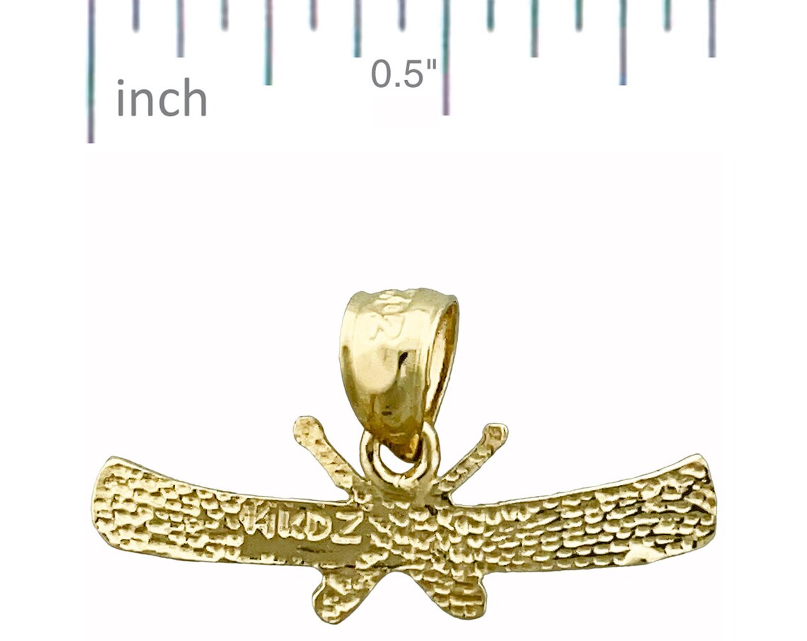 14K Gold Canoe with Oars Charm | Etsy