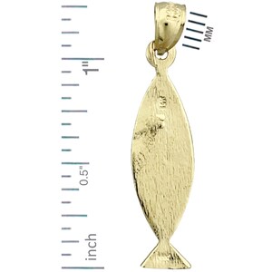 14K Gold Iota Chi Theta Upsilon Sigma Fish Pendant - Etsy