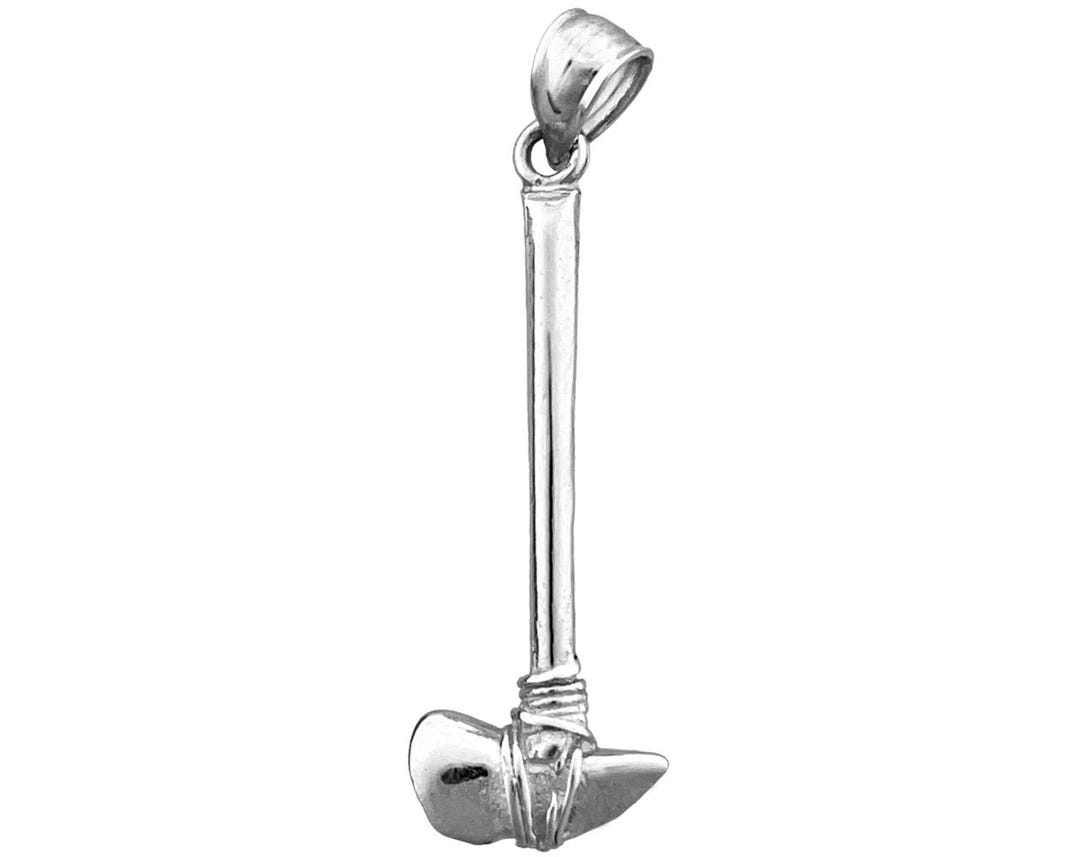 3D Native American Tomahawk Axt Anhänger aus 925 Sterling Silber ...