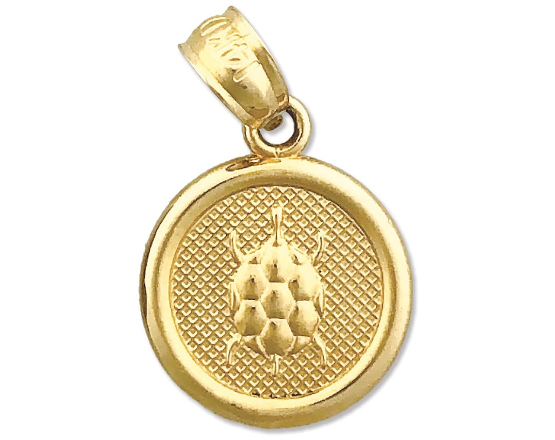 14K Gold Seven Wishes Health Charm - Etsy