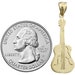 14K Gold Cello Pendant - Etsy