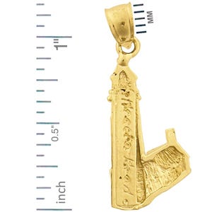 14K Gold Heceta Head Oregon Lighthouse Charm - Etsy