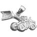 Rhodium Plated 925 Sterling Silver 20MM Big Rig Truck Charm - Etsy