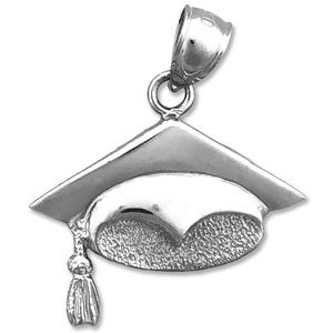 14K Gold Graduation Cap With Tassel Pendant - Etsy