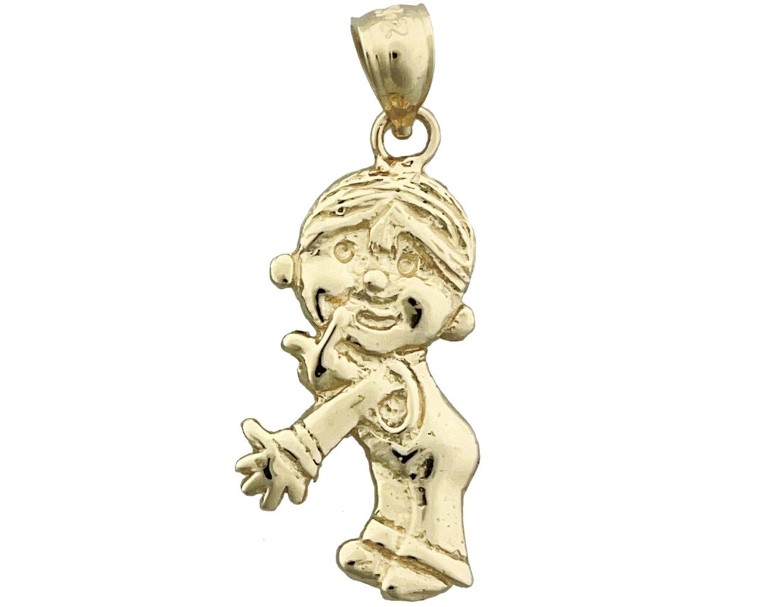 14K Gold Teen Boy Charm - Etsy