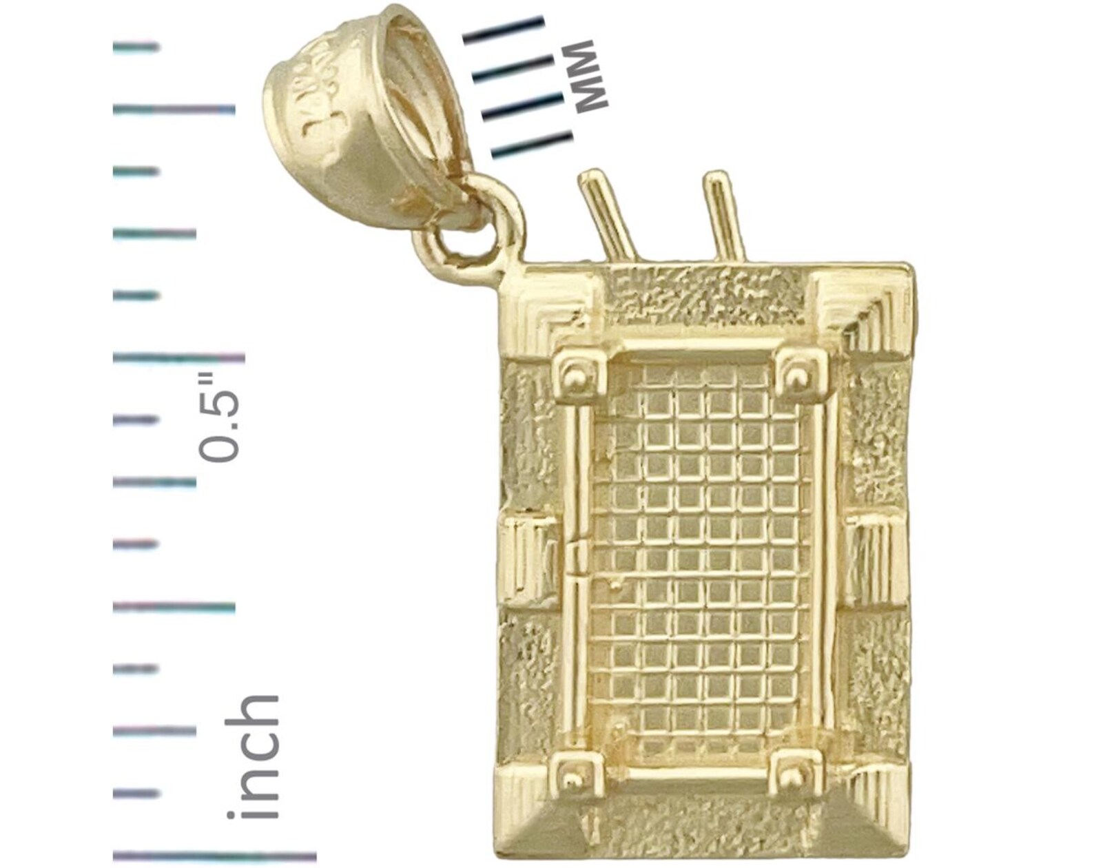 14K Gold 3D Pool Table Charm - Etsy