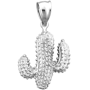 14K Gold Saguaro Cactus Tree Pendant - Etsy