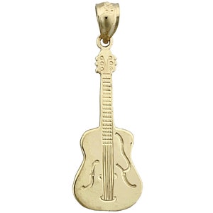 14K Gold Cello Pendant - Etsy