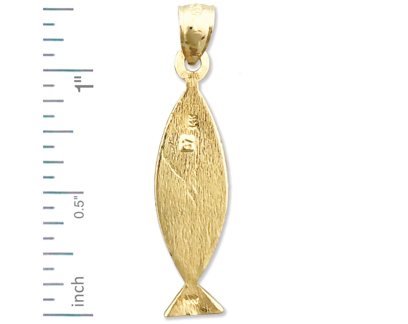 14K Gold Iota Chi Theta Upsilon Sigma Fish Pendant - Etsy