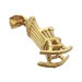 14K Gold 3D Rocking Chair Charm - Etsy