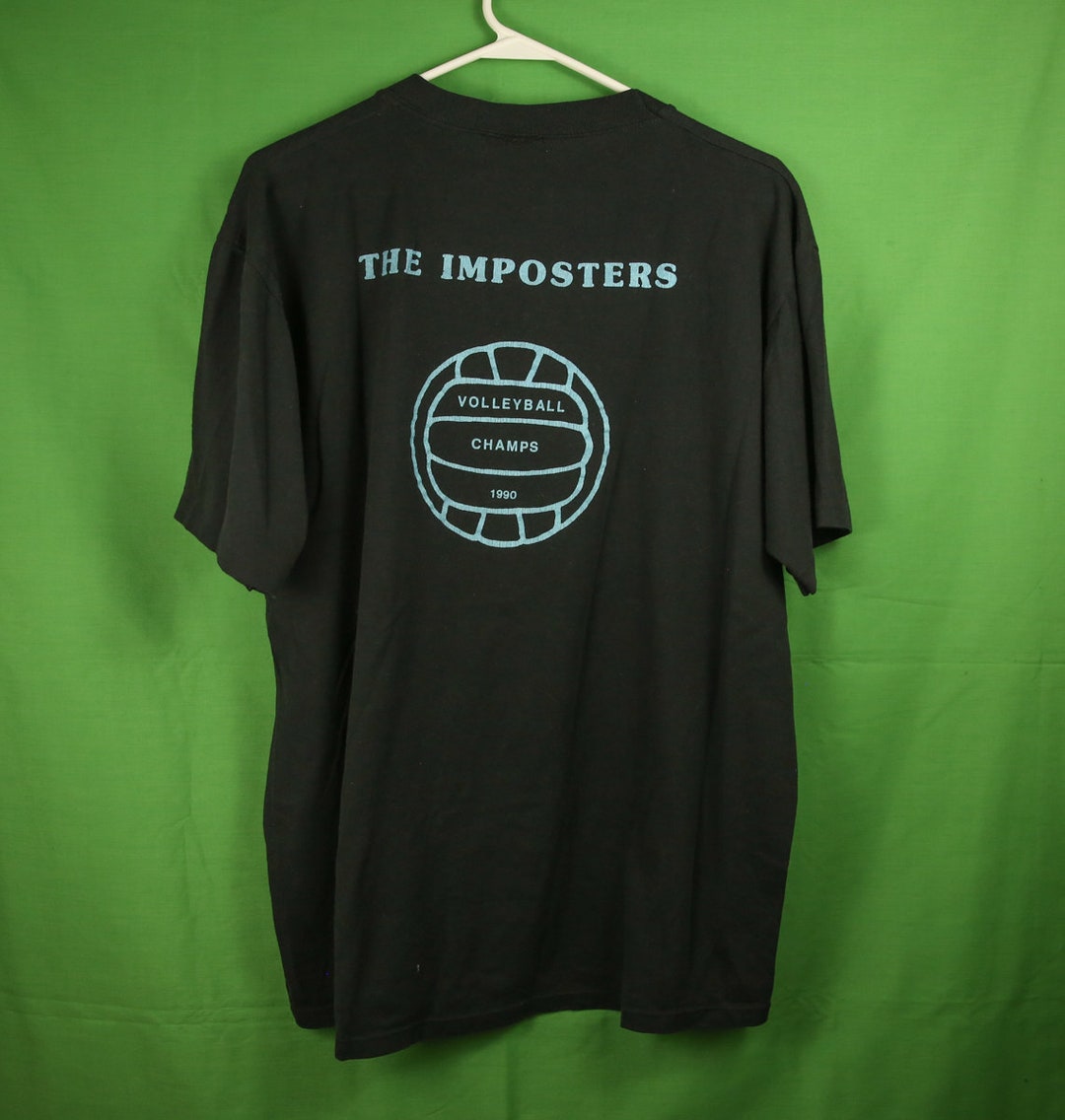 Vintage 90s HCU Volleyball Champs T-shirt the Imposters Jerzees Made in ...