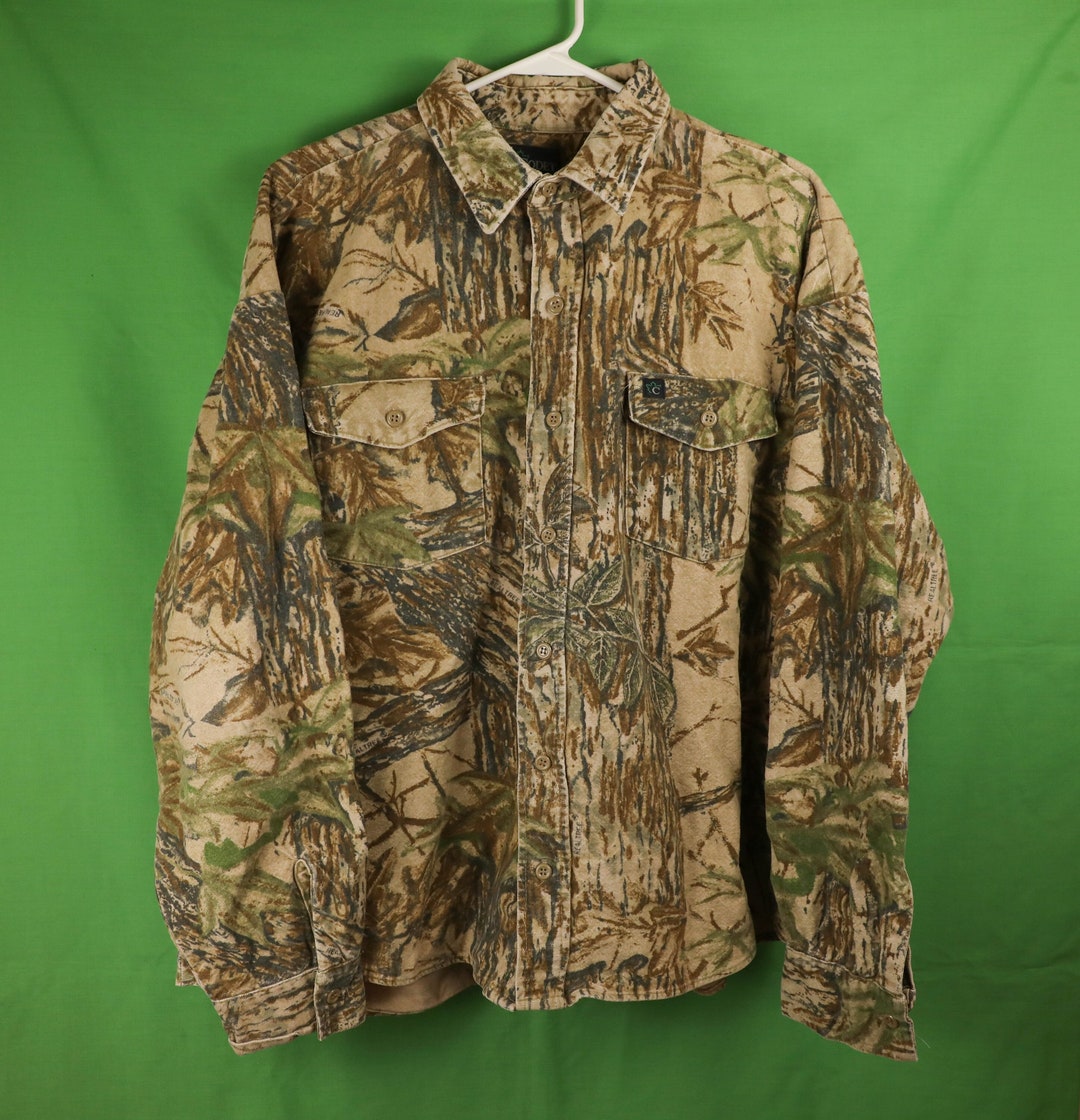 Vintage 90s Codet Realtree Chamois Cloth Flannel Shirt 2XL - Etsy
