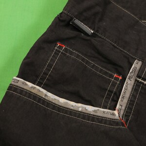Vintage Y2K Kik Wear K Dub Shorts Black Size 31 Rave Pants Shants Stash ...