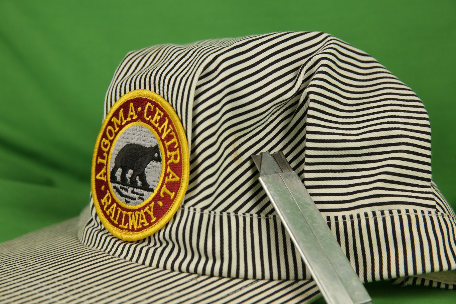 Vintage Algoma Central Railway Conductors Hat Snapback Cap - Etsy