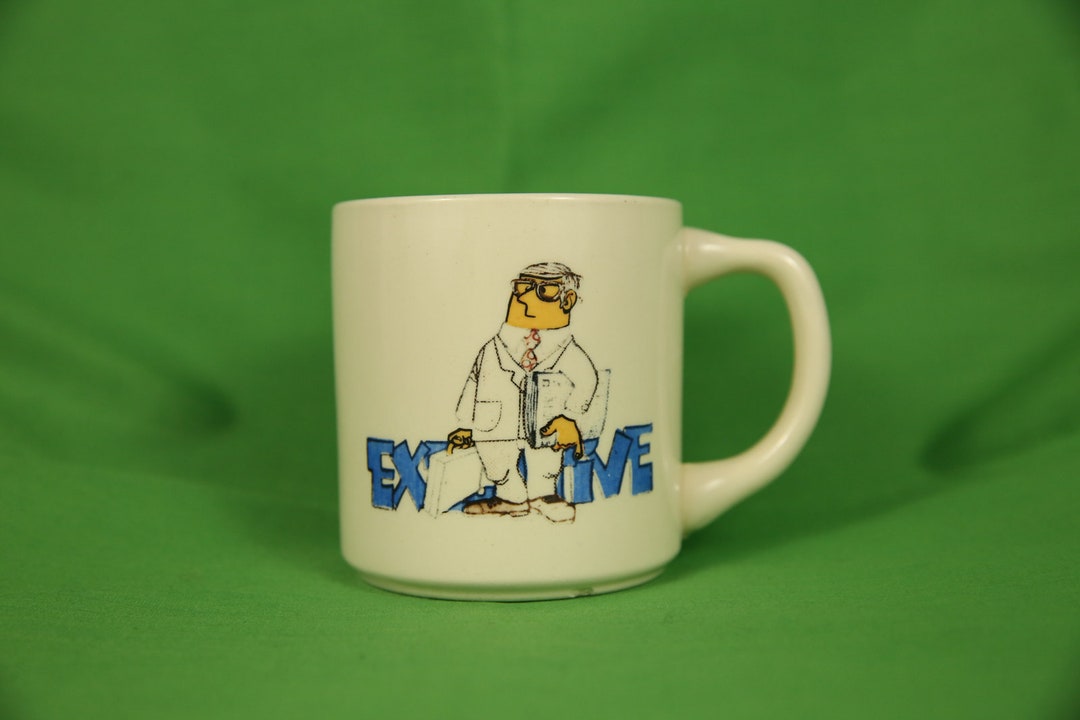 Vintage 80s/90s Executive Mug / Cartoon Dilbert Jerry Von Amerongen ...