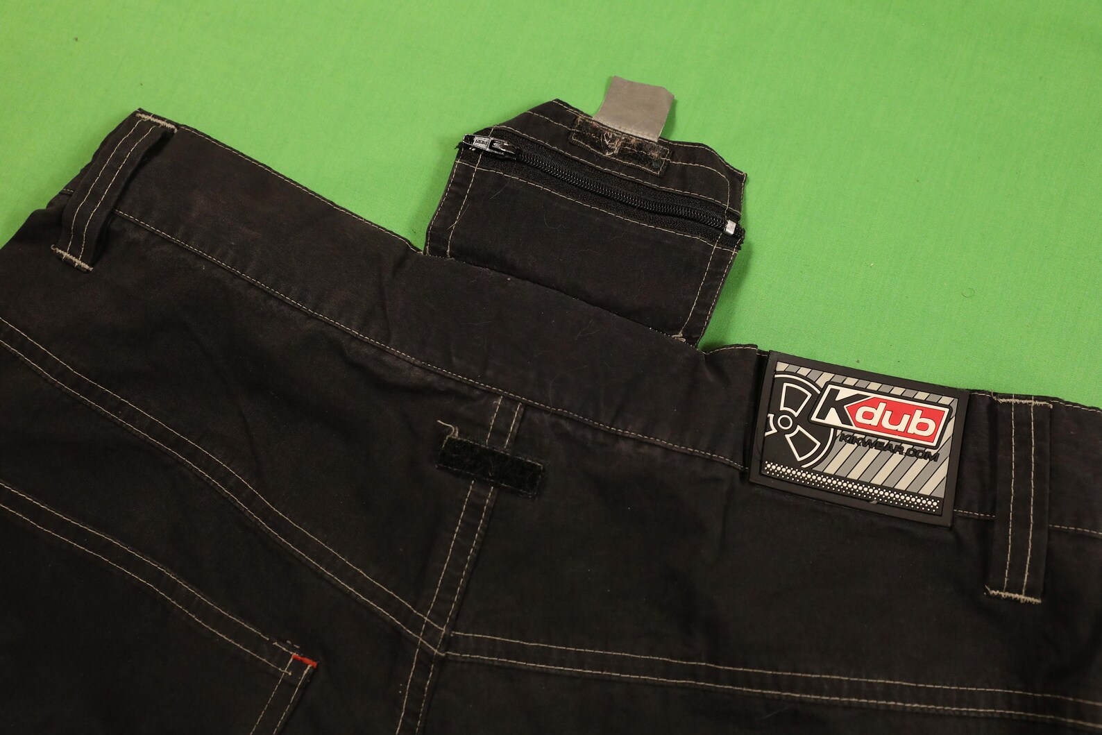 Vintage Y2K Kik Wear K Dub Shorts Black Size 31 Rave Pants Shants Stash ...