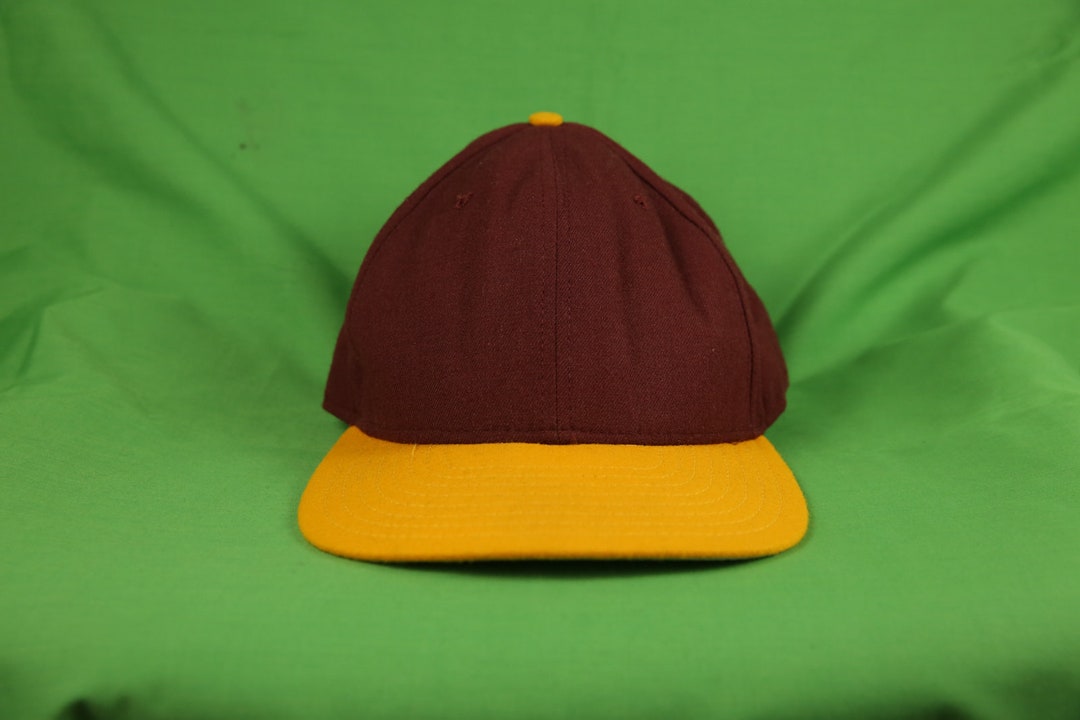 Vintage 80s/90s New Era Snapback Hat Medium-large Made in USA Two Tone ...