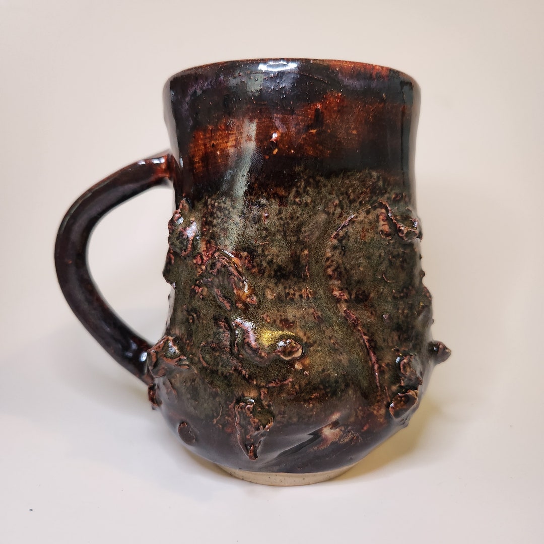 1 Handmade Ceramic Mug Funky Cool Crazy Unique Mug One of a Kind - Etsy