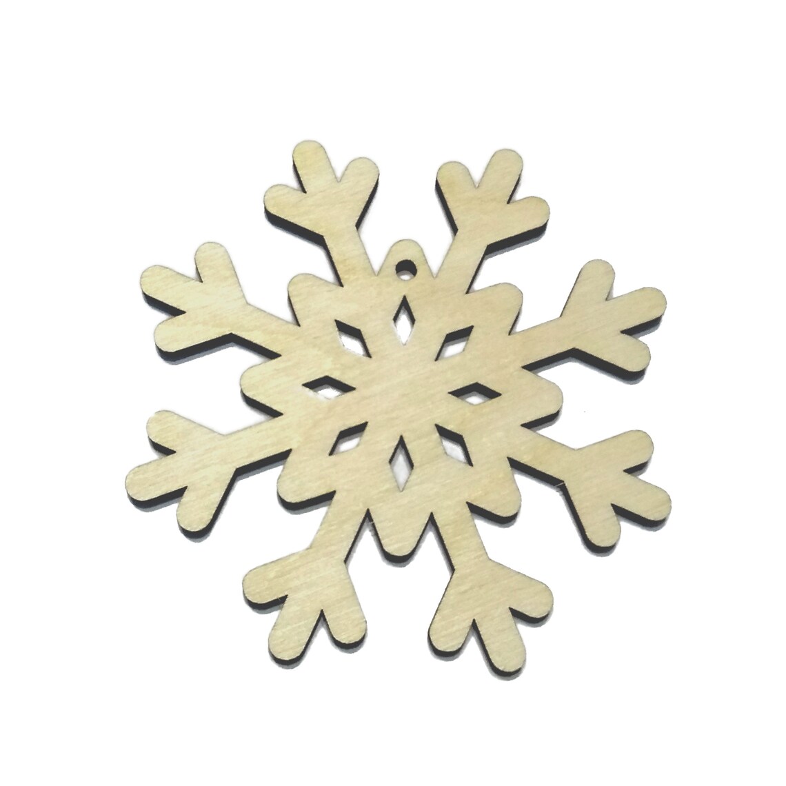 Snowflake Cutout, Wooden, Snowflake Ornament Blank, Wooden Ornament ...