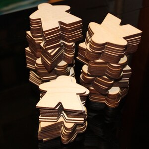 Meeple Cutout, Wooden, Board Game Ornament Blank, Wooden Ornament ...