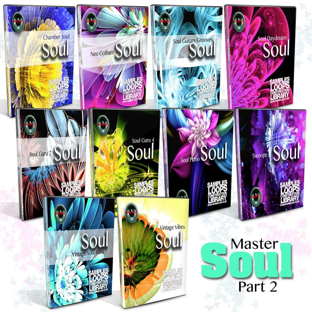 SOUL Master MEGA Bundle Part 2 10 Large Essential WAVE Samples/loop ...