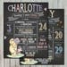 Vintage Winnie the Pooh Birthday Chalkboard- Printed and Mounted on Art ...